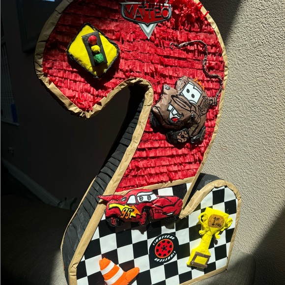 Other | Cars Themed Number 2 Piata | Poshmark